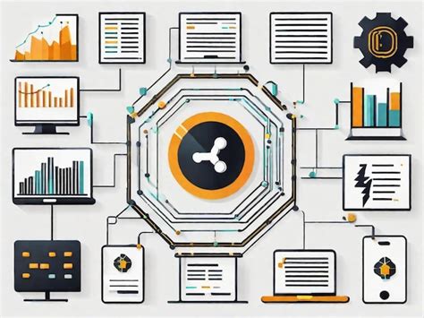 Premium Ai Image Blockchain Technology Visualization