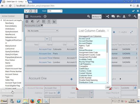 Siebel Ip2016 Web Composer In Action The Siebel Hub