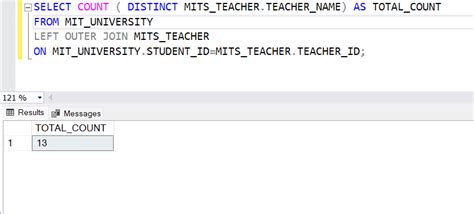 Sql Server Outer Join With Count