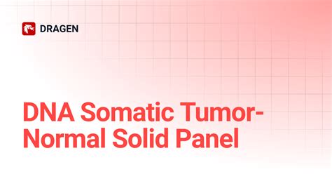 Dna Somatic Tumor Normal Solid Panel Dragen