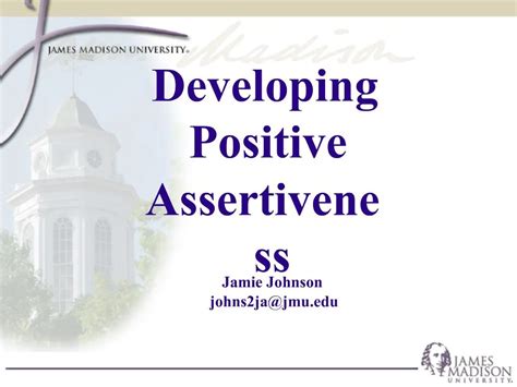 Ppt Developing Positive Assertiveness Powerpoint Presentation Free Download Id