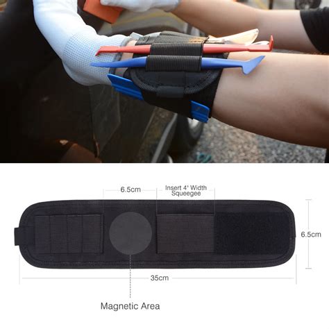 Ehdis 마그네틱 손목 밴드 가방 홀더 창문 색조 도구 비닐 자동차 랩 탄소 호일 필름 컷 나이프 액세서리 보관 손목 파우치장식 포일 And 타투 Aliexpress