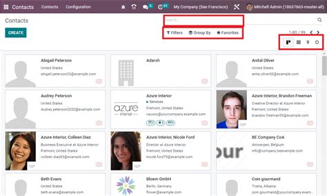 Overview Of Odoo 16 Contact Module
