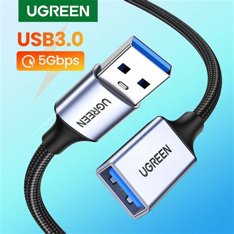 UGREEN USB Extension Cable USB Extender USB Cable Male To Female Gbps Data Transfer