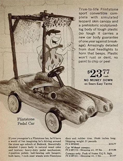 Pin By Theresa Gogs💖 On Flintstones Pedal Cars Flintstones Vintage Ads