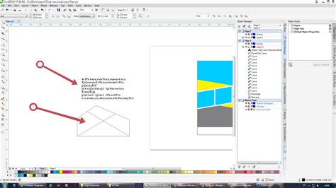 Coreldraw Разделяне обединяване и свързване на текстови полета Аула урок