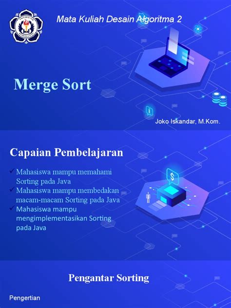 08 Strategi Pengurutan Merge Sort Pdf