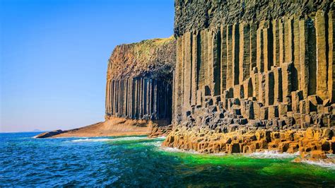 Fondos De Pantalla La Gruta De Fingal Hébridas Interiores De Escocia