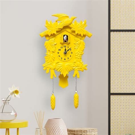 Plastic Colorful Contemporary Cuckoo Clock Foter