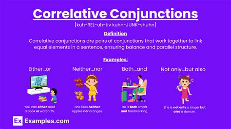 90 Correlative Conjunctions Examples