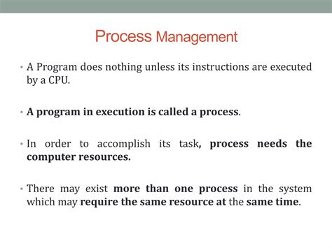 Unit 2os Process Management Pptx Operating Systems Computer Software And Applications