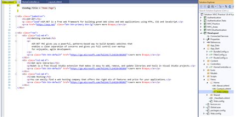 Net Blog By Asif Aspnet Mvc 5 Layout And Viewstart View