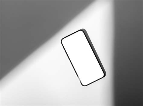 Premium Photo Mobile Phone Screen Mock Up Display Mockup Above View Smartphone Frame For