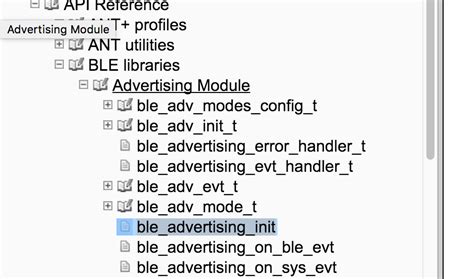 Documentation For S Ble Advertising Init Nordic Q A Nordic DevZone Nordic DevZone