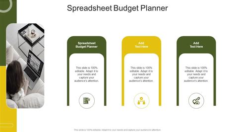 Spreadsheet Budget Planner In Powerpoint And Google Slides Cpb PPT Sample