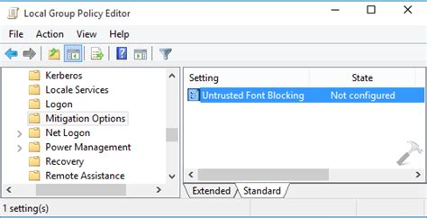 How To Prevent Programs From Loading Untrusted Fonts In Windows 10