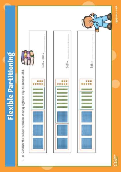 Flexible Partitioning Of Numbers To 1000 Year 3 Cgp Plus