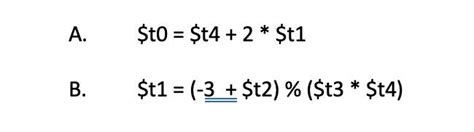Solved Show The Assembler Instructions Equivalent To The