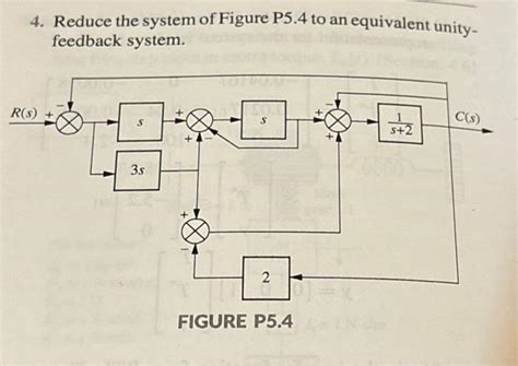 solved 4 reduce the system of figure p5 4 to an equivalent