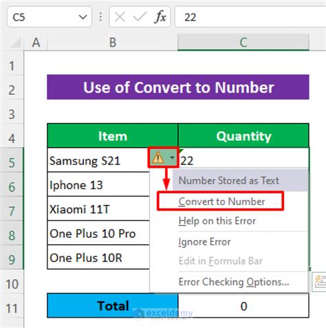 Fixed Excel SUM Formula Is Not Working And Returns Solutions