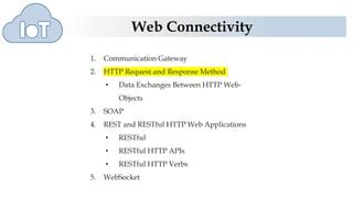 Web Connectivity In IoT PPTX
