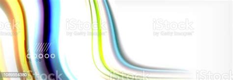 추상 파 라인 액체 액체 레인 보우 스타일 컬러 줄무늬 배경 프레 젠 테이 션 애플 리 케이 션 배경 배너 또는 포스터에 대 한 예술적인 그림 0명에 대한 스톡 벡터 아트