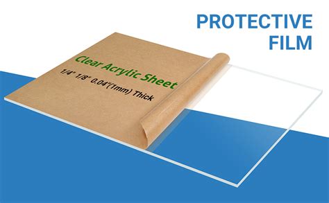 1 Pieces 24 X 36” Clear Acrylic Sheet Plexiglass 14” 6mm Thick Use For Craft