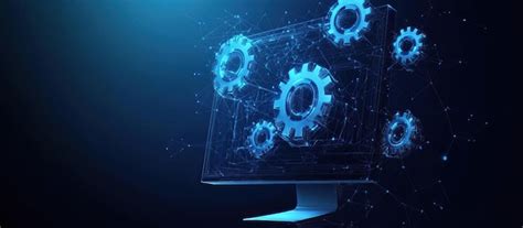 Computer Gears Technology Premium Ai Generated Psd