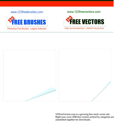 Page Curl Vector Freevectors