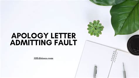 Apology Letter Admitting Fault Get FREE Letter Templates Print Or Download