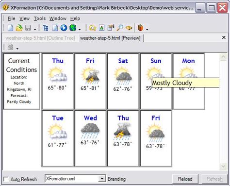 Using Xforms And Formsplayer To Build A Weather Web Services Client