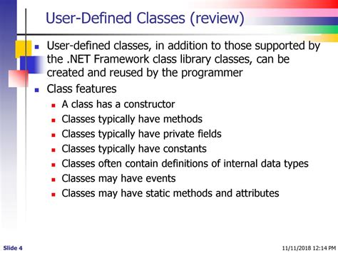 Creating And Using Classes Ppt Download