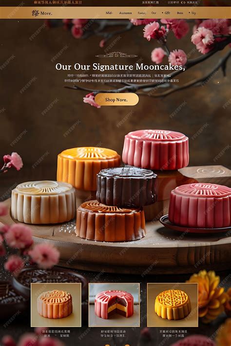 Dynamic Layout Web With Parallax Scrolling Effect Traditiona Autumn