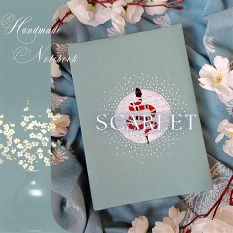 suchita kumar on linkedin scarlet hand embroidered notebook