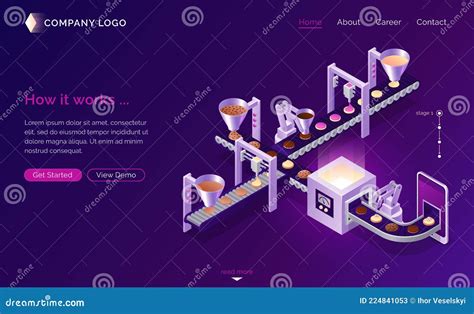 Server Cookies Technology Isometric Concept Stock Vector Illustration Of Tracking Data