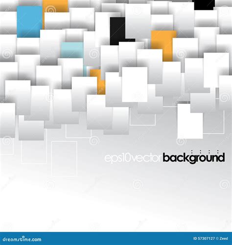 Vector Overlapping Papers Concept Background Stock Vector