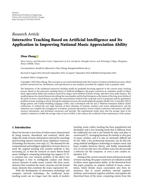 Pdf Interactive Teaching Based On Artificial Intelligence And Its Application In Improving