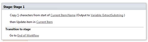 Sharepoint Designer 2013 Extract Substring From Start Of String Action
