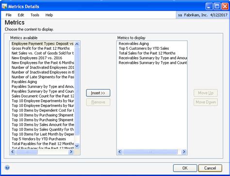 Microsoft Dynamics Gp Home Page Customizations