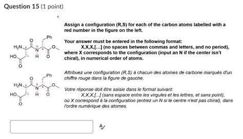 solved question 15 1 point assign a configuration r s