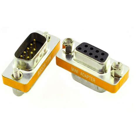 Jual Connector Gender Serial Rs232 Db9 Female Male Konektor 9 Pin Db 9 Rs 232 M F Shopee