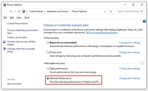 How To Enable Ultimate Power Plan Mode In Windows 10 Minitool