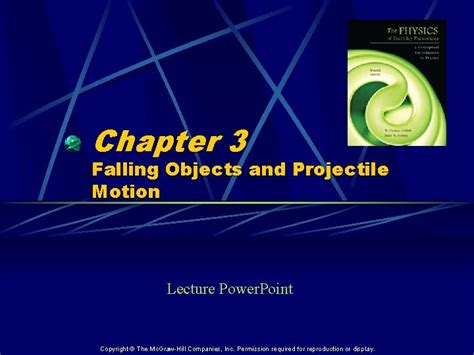 Chapter 3 Falling Objects And Projectile Motion Lecture