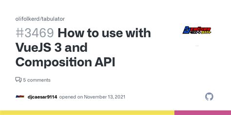How To Use With Vuejs 3 And Composition Api · Issue 3469 · Olifolkerd