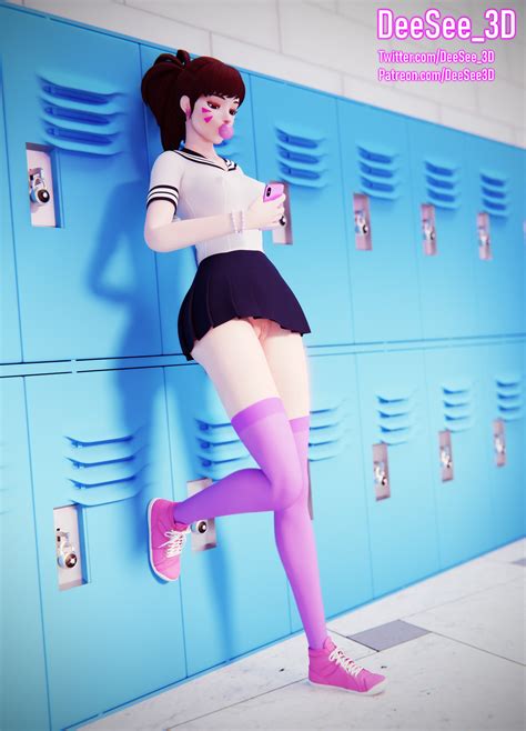 Rule 34 1girls 3d Alternate Costume Asian Bare Midriff Blender Blizzard Entertainment Breasts