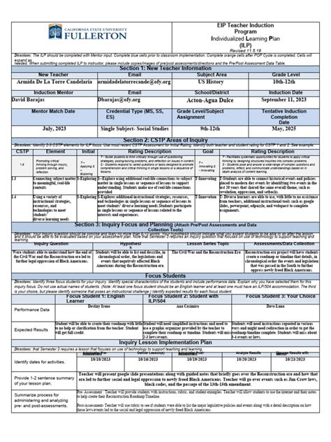 ilp form 2 pdf