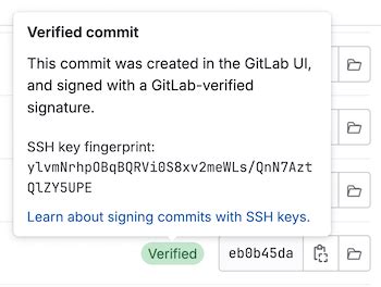 Signed Commits GitLab Docs