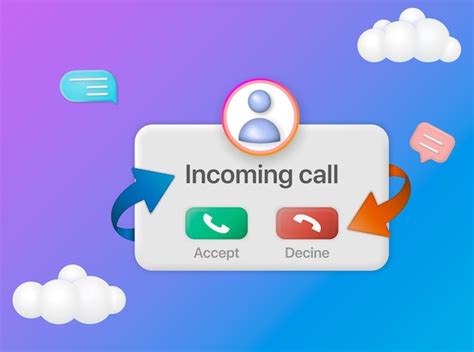 premium vector notifications page with floating elements incoming