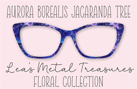 Aurora Borealis Jacaranda Trees Eyewear Frame Toppers Comes With Magne Twinkle Twinkle Tees
