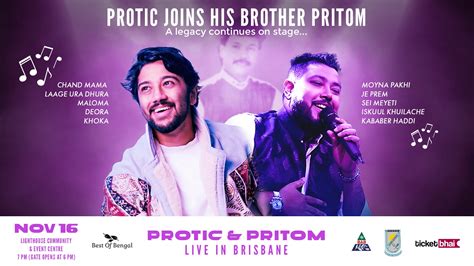 Protic And Pritom Hasan In Brisbane Live